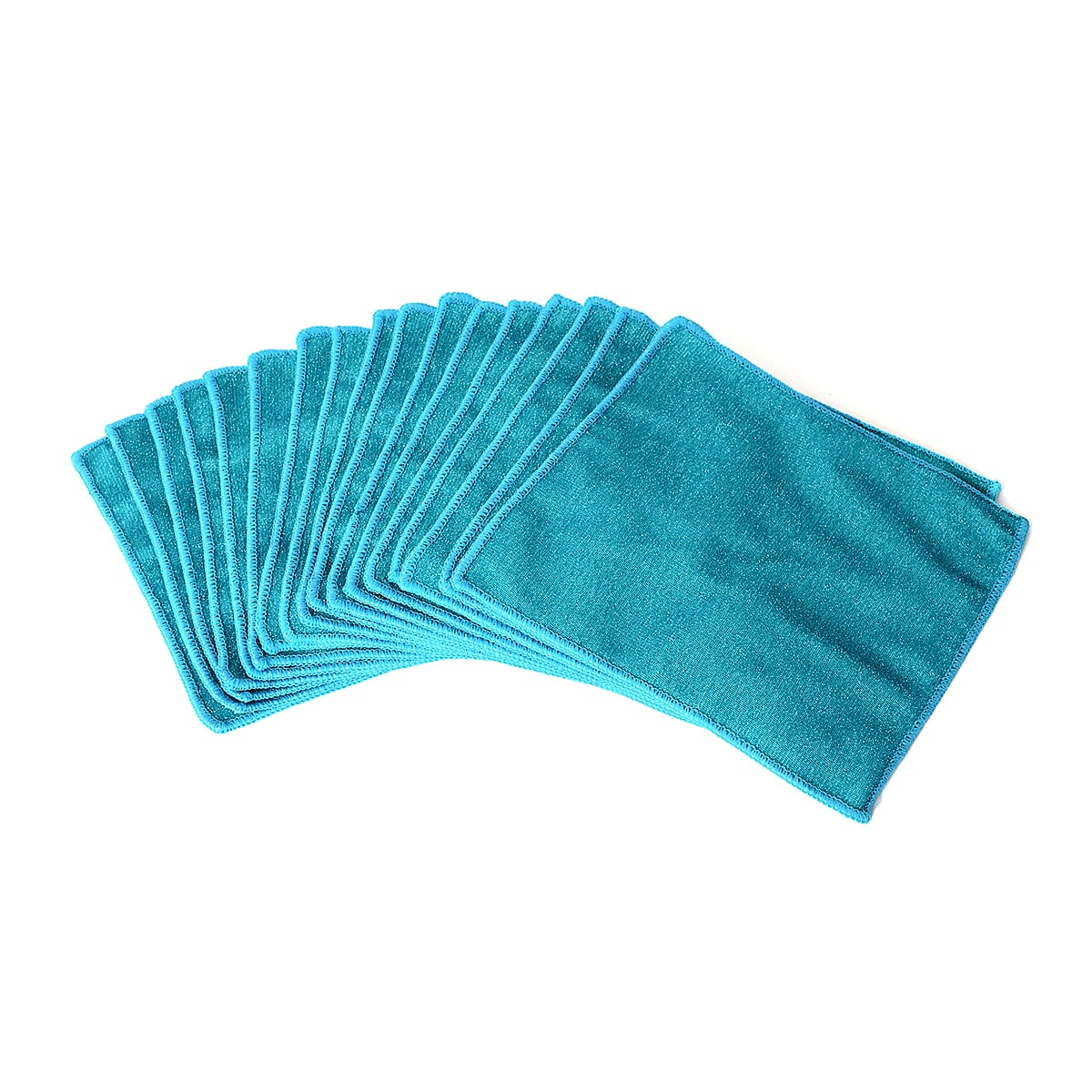 Buy HOMESMART Set of 20 Turquoise Double Sided Microfiber and Scratch ...