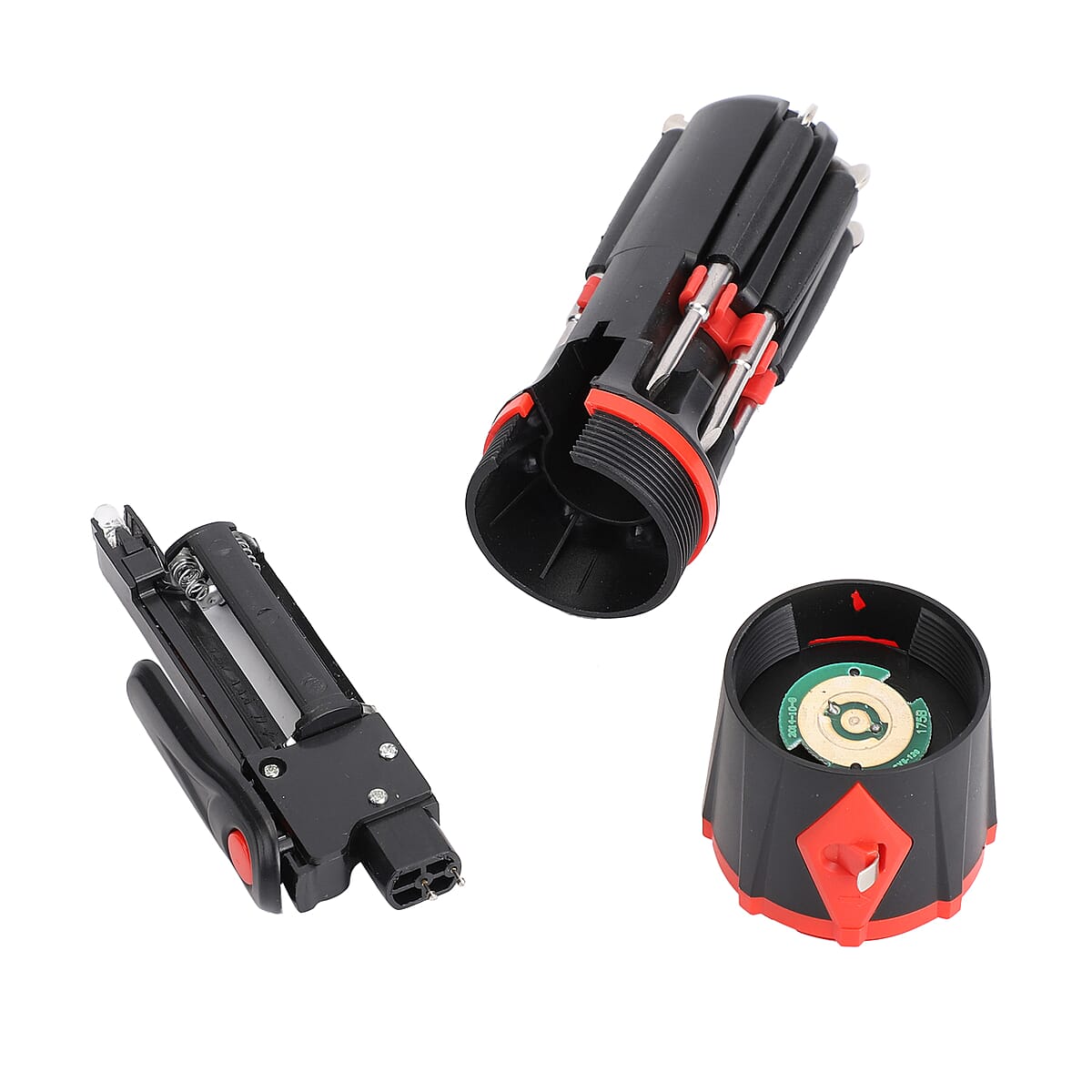 Buy Red And Black 10-in-1 Multi-Functional, Portable, AAA Battery ...