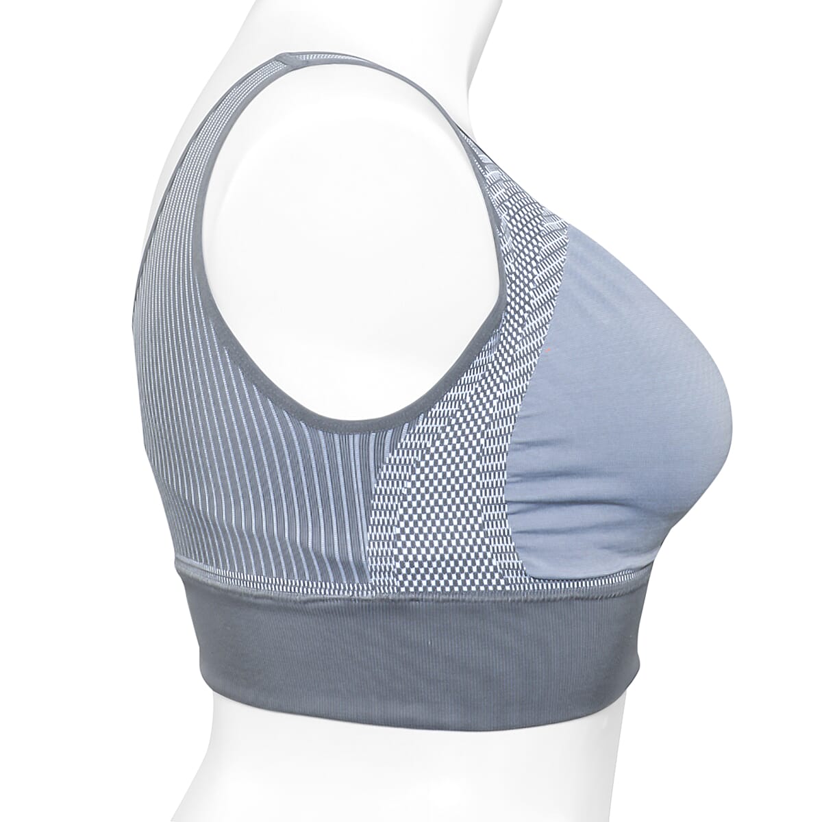 Buy SANKOM-Grey Support & Posture Bra with Bamboo Fibers (M/L) at ShopLC.