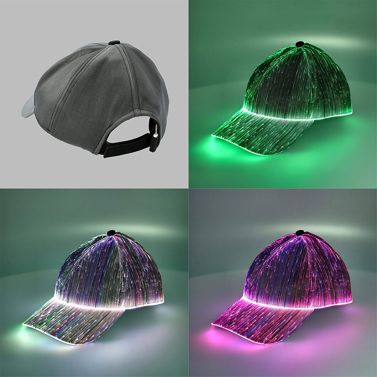 Buy Black LED Baseball Cap at ShopLC.