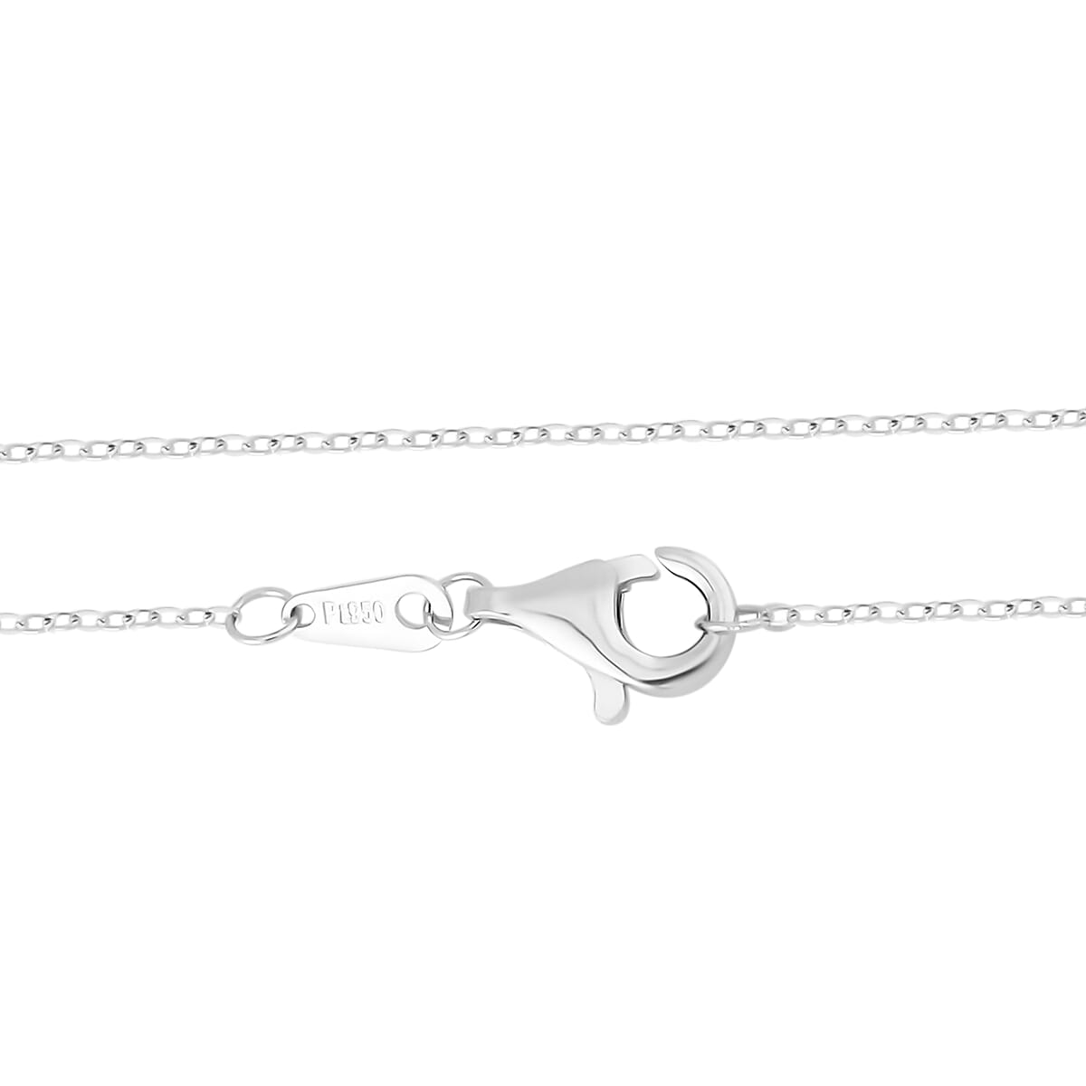 Buy 950 Platinum Cable Chain with Lobster Lock (18 Inches, 1.2mm) (2.40 ...