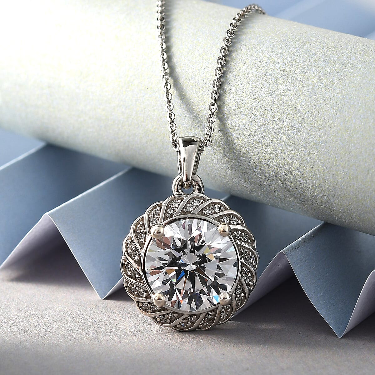 Mother's day jewelry Lustro Stella Made with Finest CZ (Rnd 11 mm ...