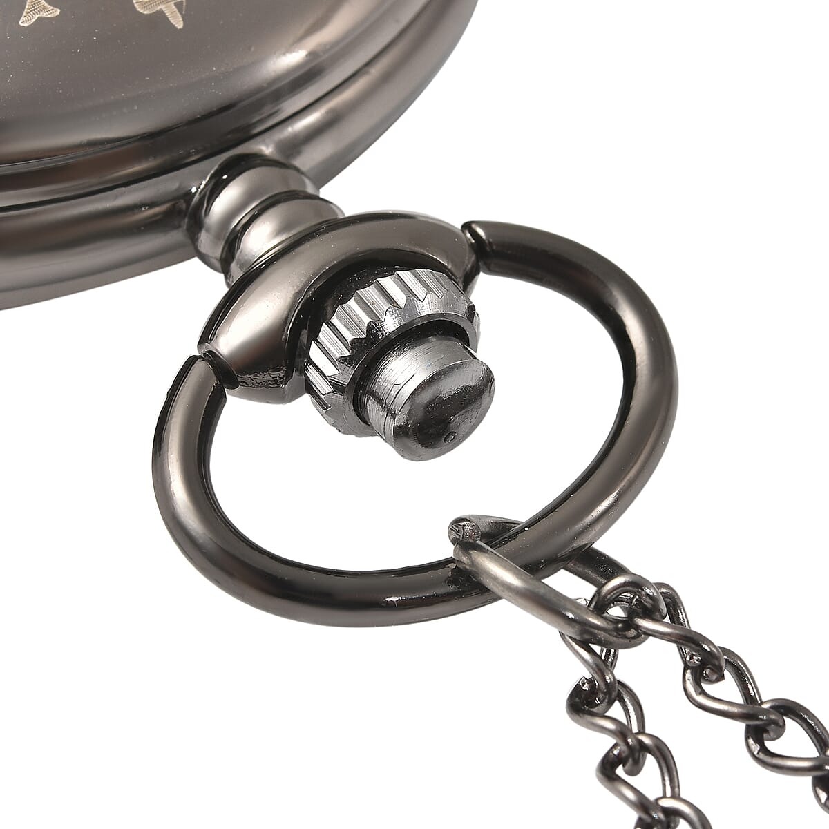 Buy STRADA Japanese Movement Mom Laser Pattern Pocket Watch with Chain ...