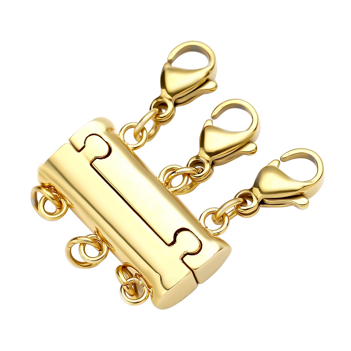 Buy Set of 4, 3 Paper Clip Chains Necklace 16, 20 and 24 Inches with 3 ...