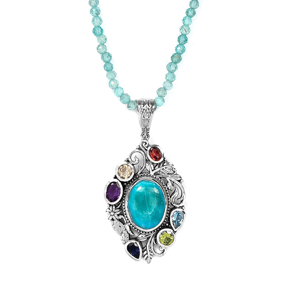 Mother's day jewelry Artisan Crafted Peruvian Opalina, Multi Gemstone ...