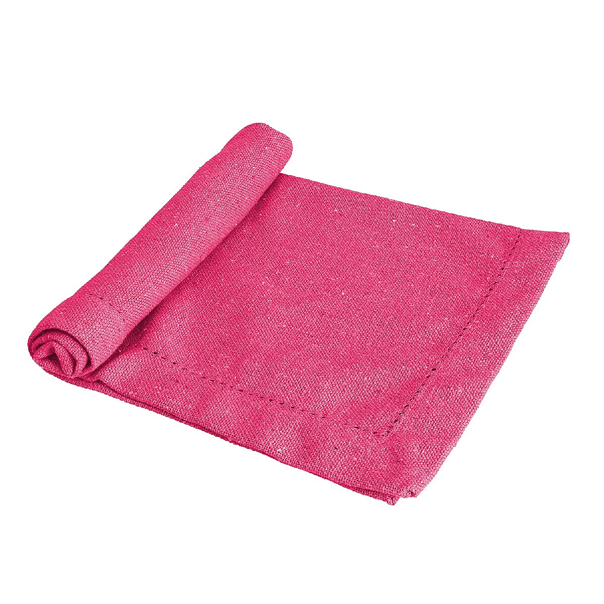 Buy Set of 12 Pink 100% Cotton Table Napkins at ShopLC.