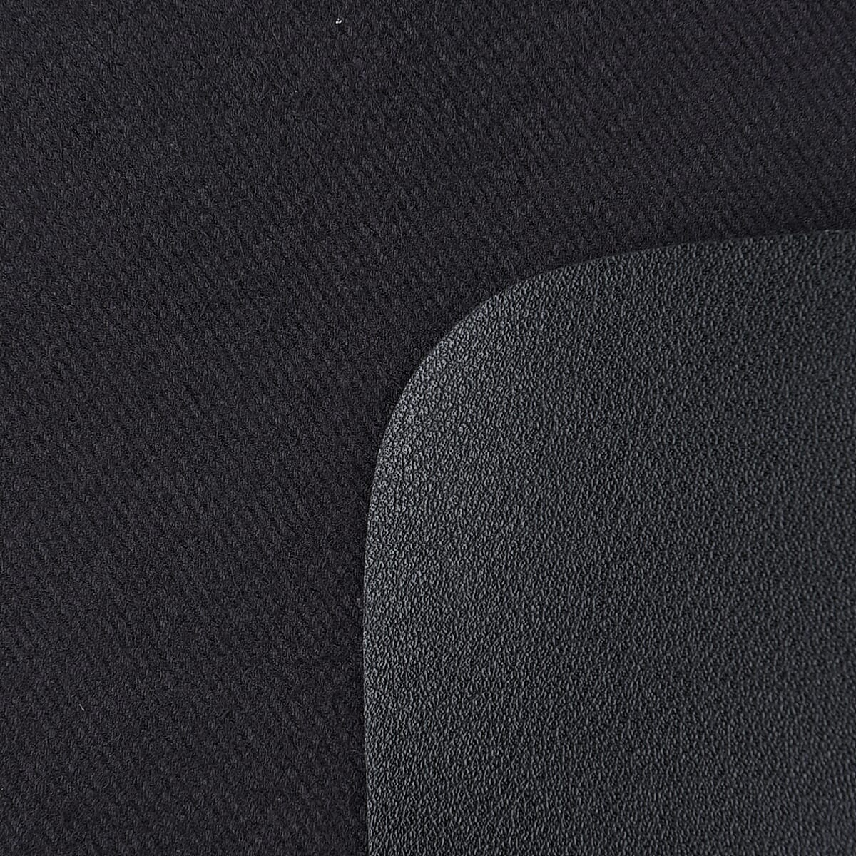 Buy Black Solid Faux Leather Desk Mat at ShopLC.