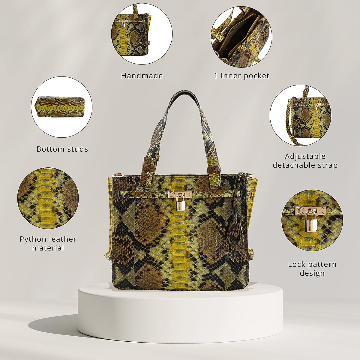Buy The Pelle Python Collection Handmade 100% Genuine Python Leather ...