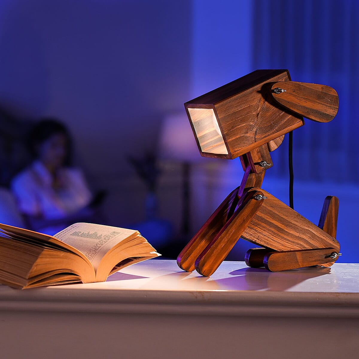 Buy "Spider Table Lamp Pine wood" at ShopLC.