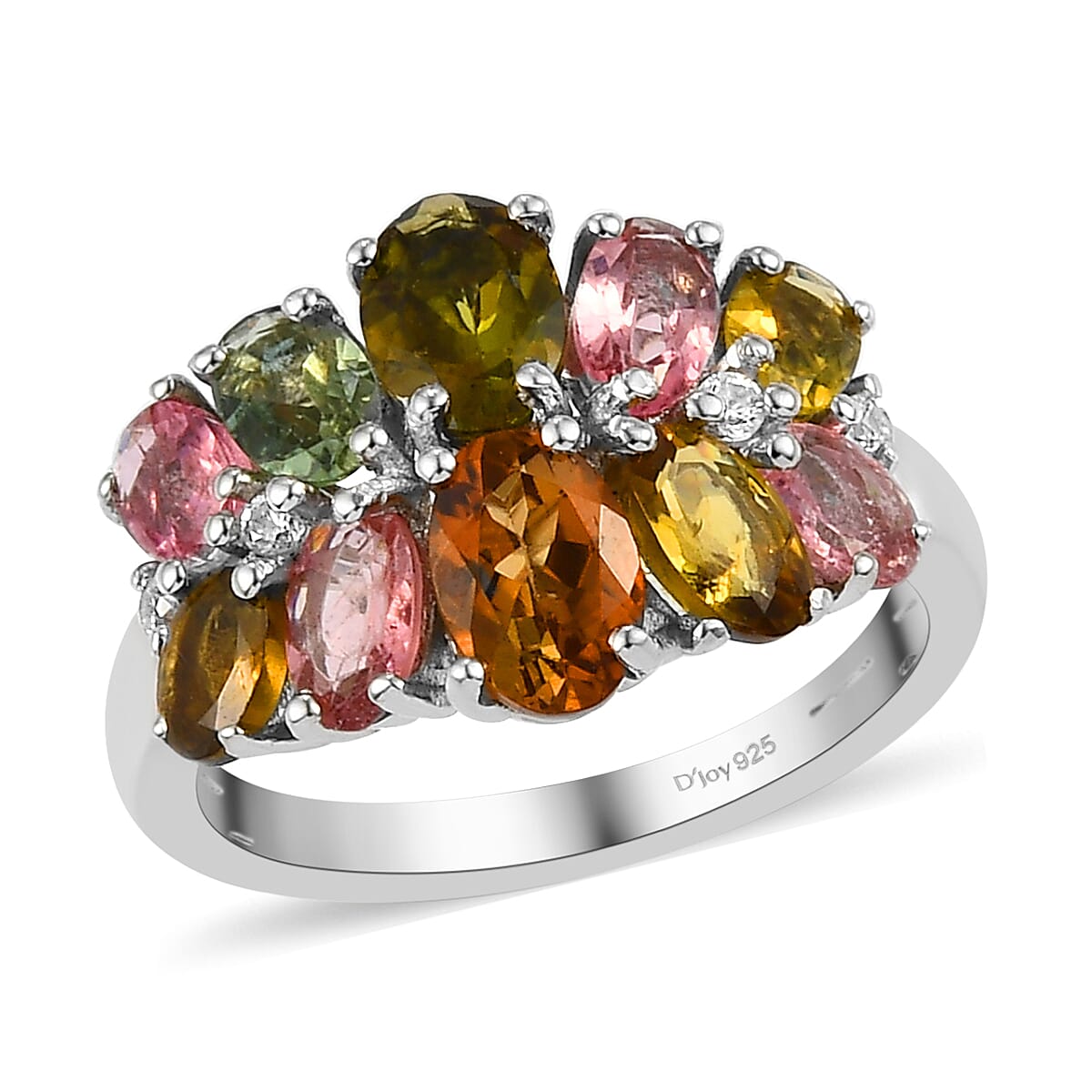 Tourmaline Flower Ring Gem's Ballet
