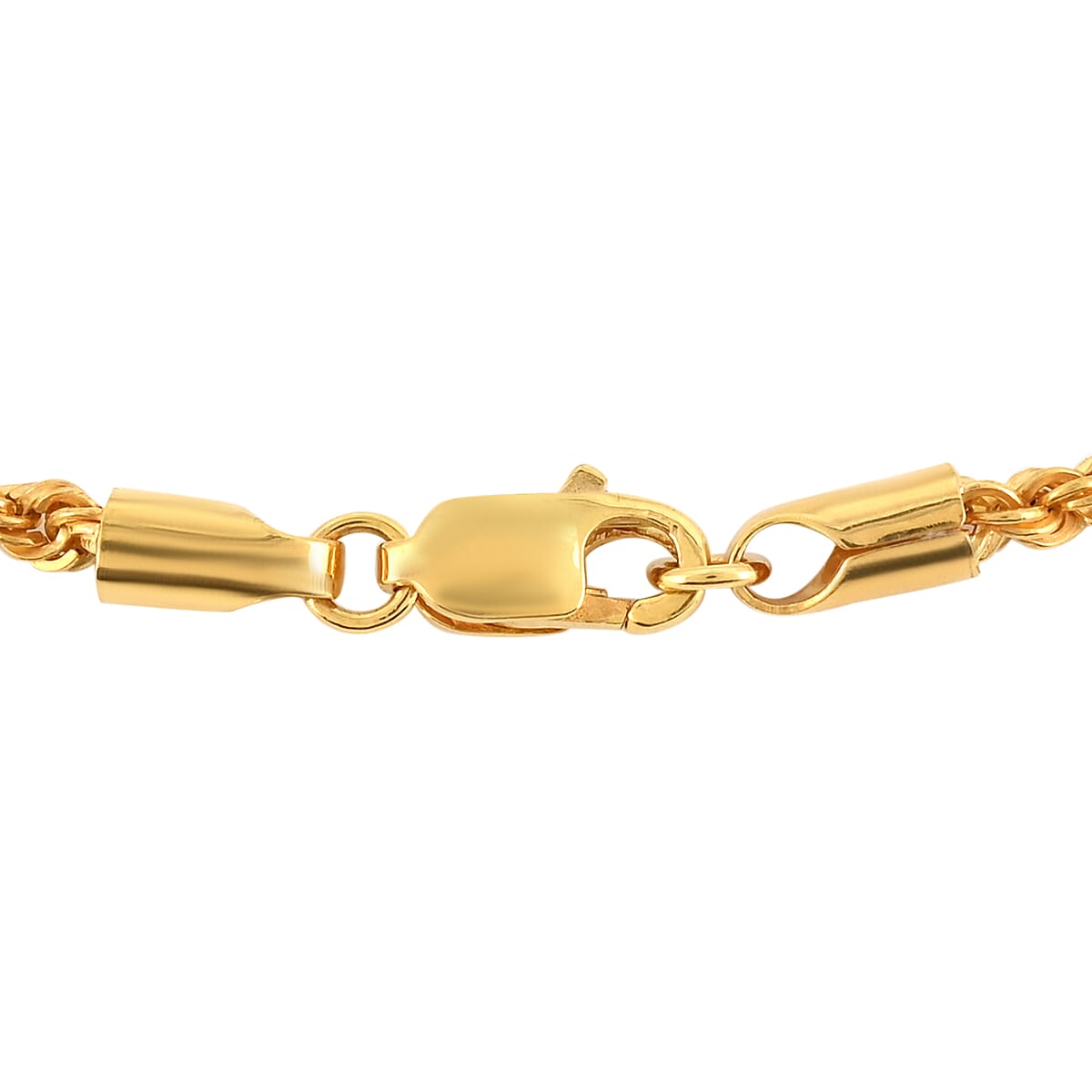 Buy 22K Yellow Gold Rope Necklace 20 Inches 4.3 Grams at ShopLC.