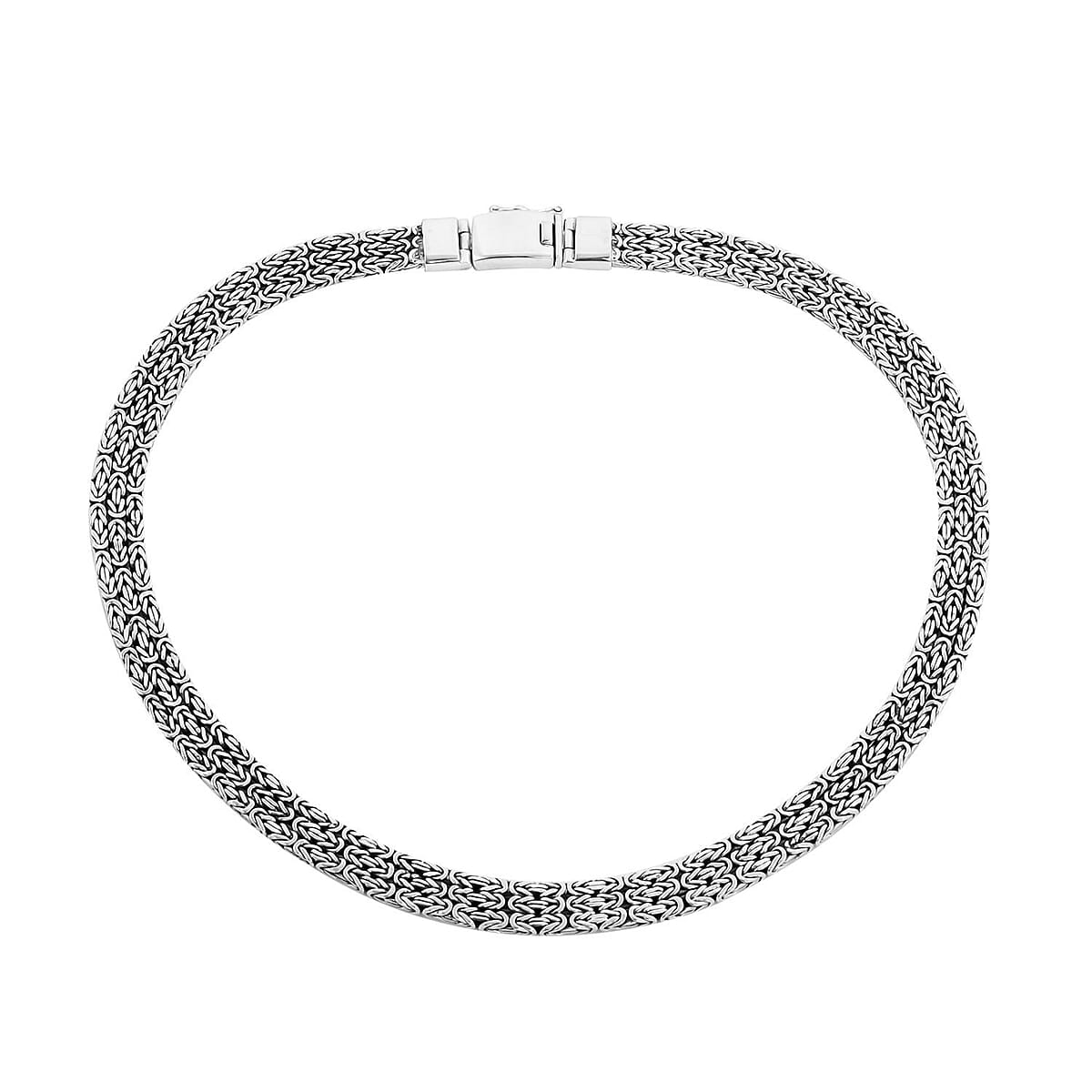 Buy BALI LEGACY Sterling Silver Borobudur Necklace 18 Inches 93 Grams ...