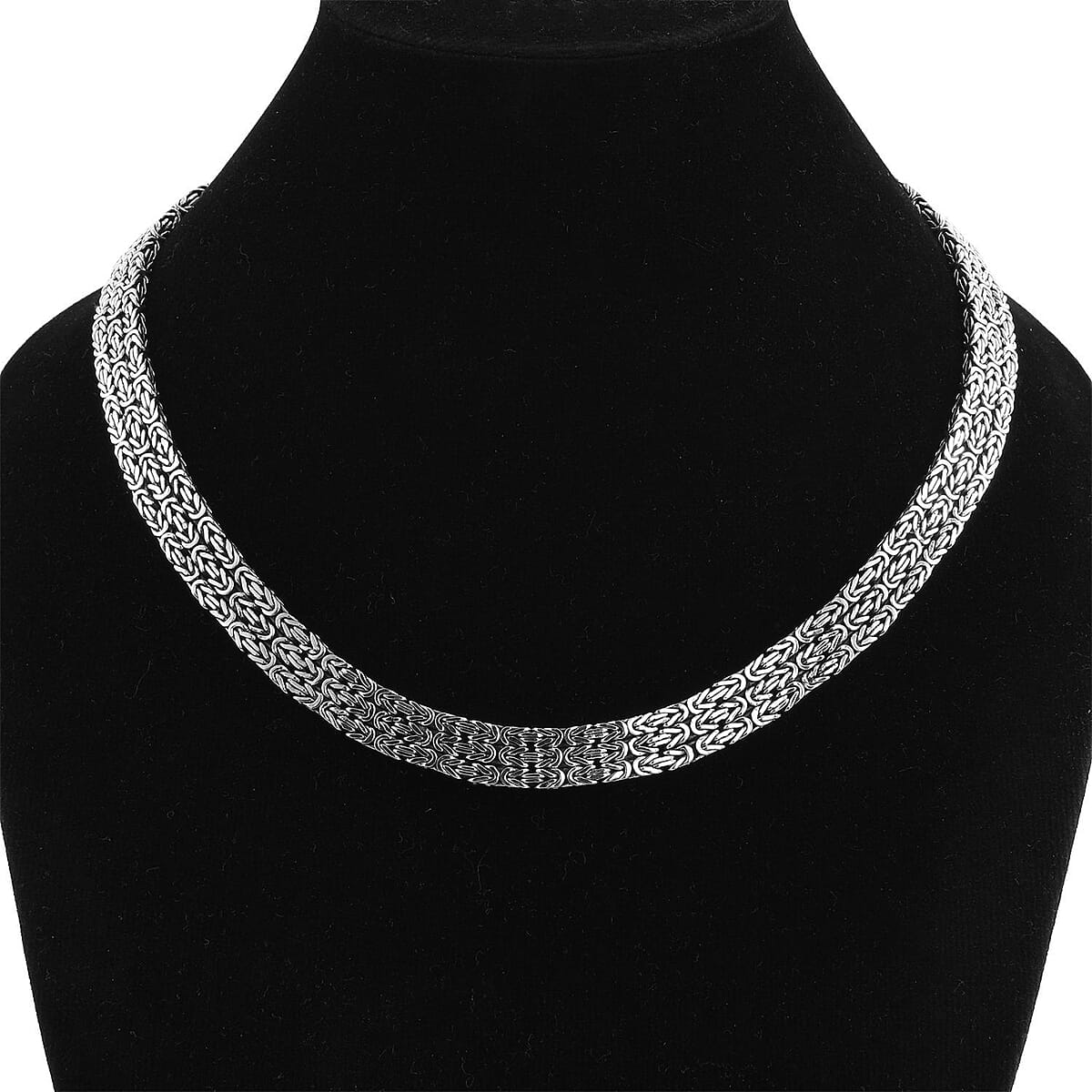 Buy BALI LEGACY Sterling Silver Borobudur Necklace 18 Inches 93 Grams ...