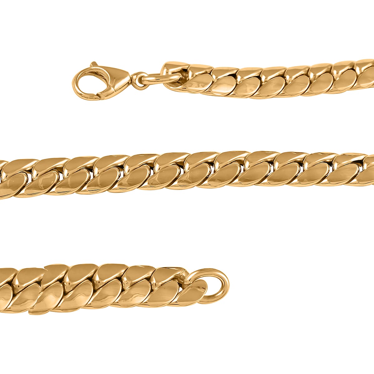 Buy Maestro Gold Collection Italian 14K Yellow Gold Curb Necklace 20 ...