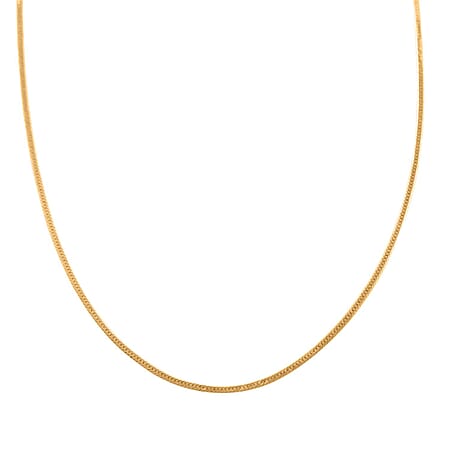 Buy 14K Yellow Gold Snake Necklace 14 Inches 1.4 Grams at ShopLC.