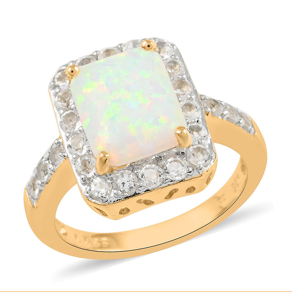 Yellow Zircon Ring