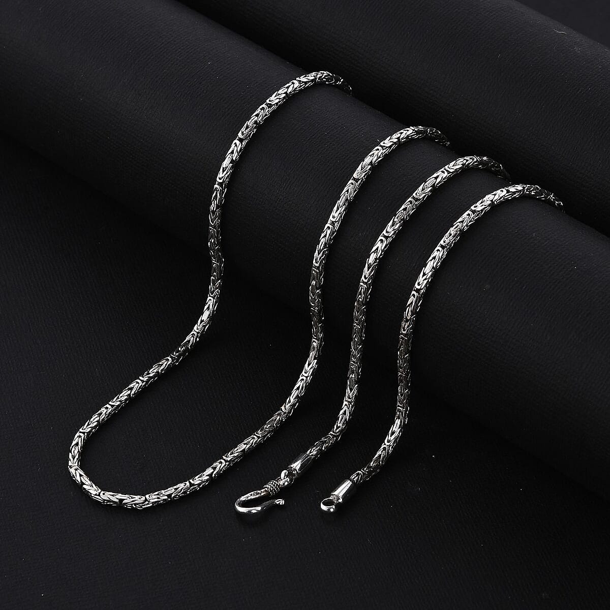 Buy Bali Legacy Sterling Silver Borobudur Chain Necklace 60 Inches 68 ...