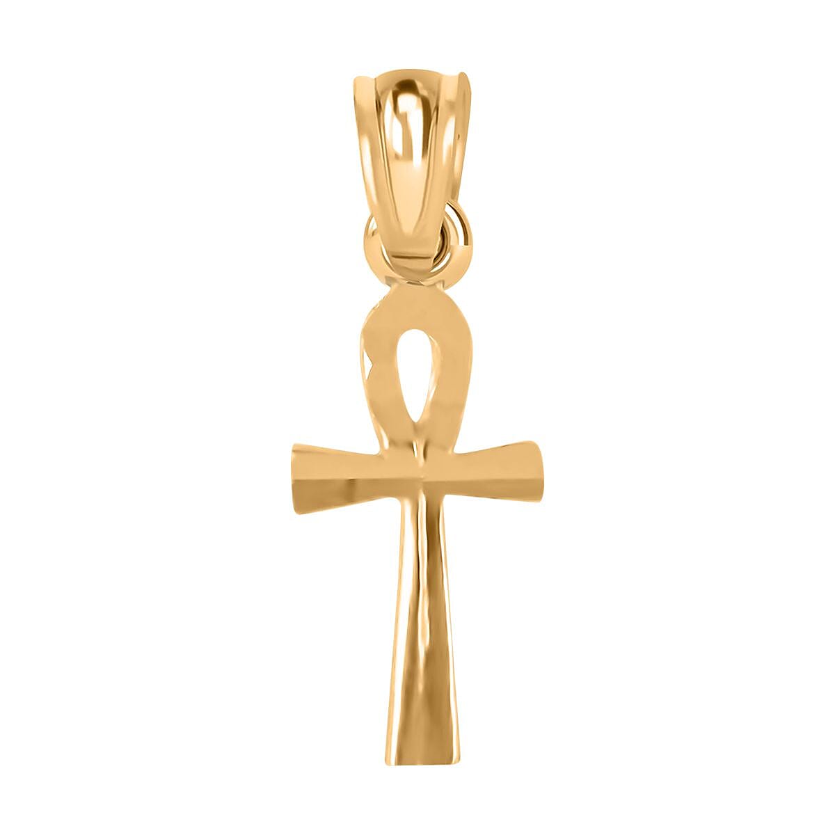 Buy 10K Yellow Gold Ankh Pendant at ShopLC.