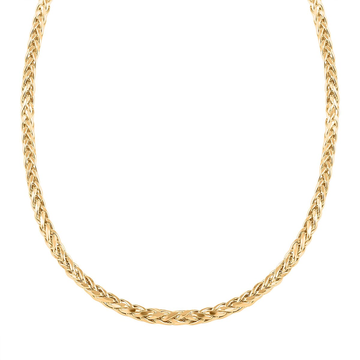 Buy 10K Yellow Gold 5mm Palma Chain Necklace 20 Inches 19.40 Grams at ...