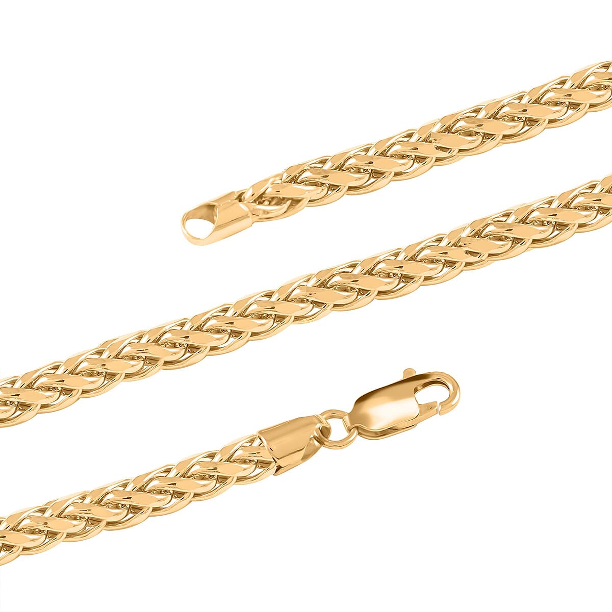 Buy 10K Yellow Gold 5mm Palma Chain Necklace 20 Inches 19.40 Grams at ...