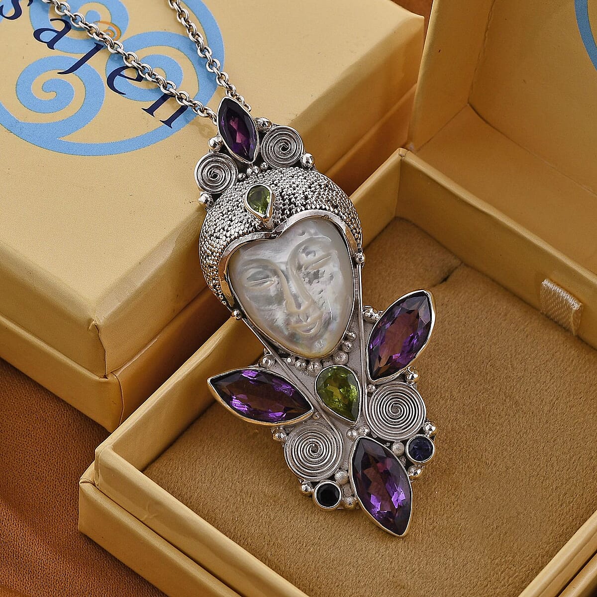 Sajen Silver Goddess Pendant