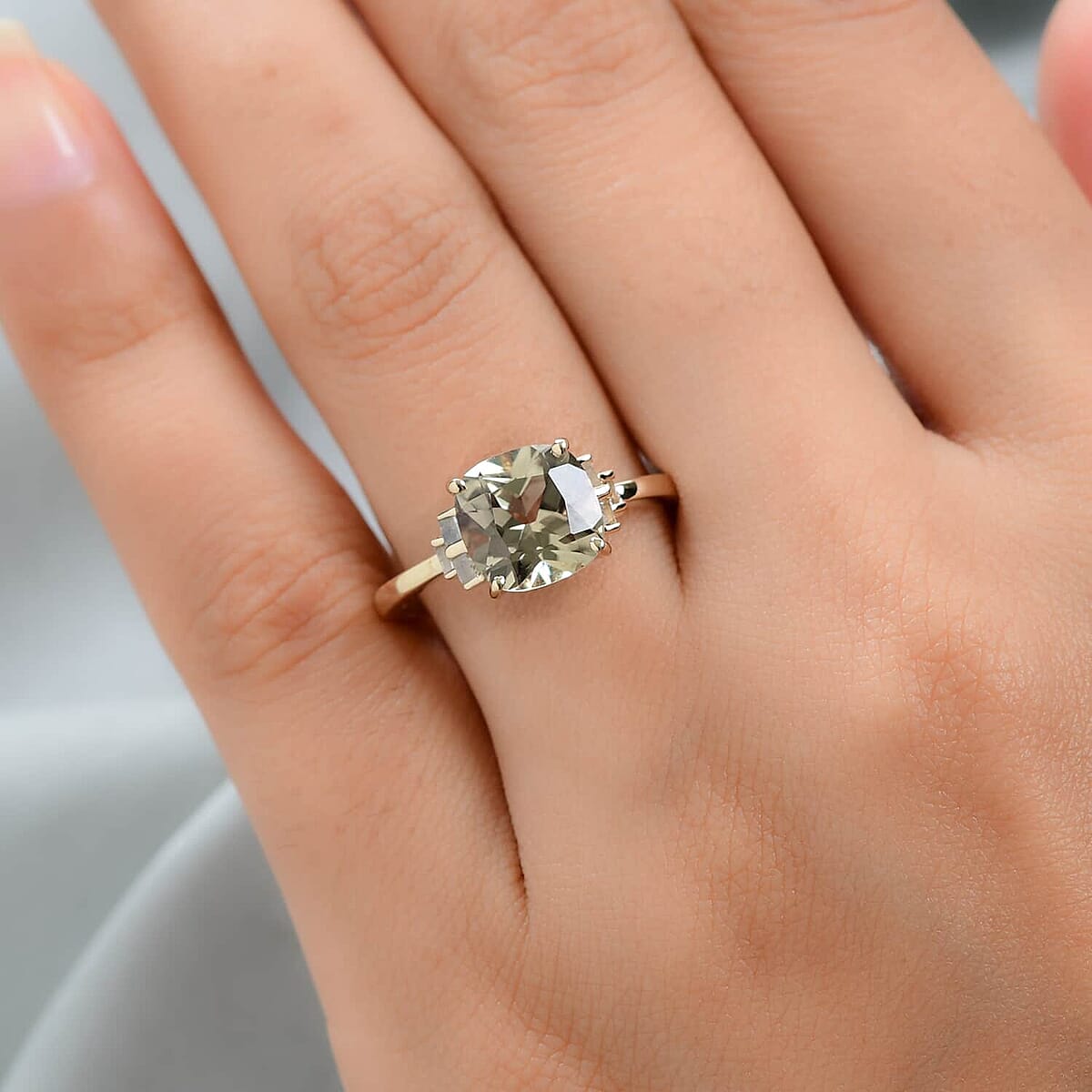 Buy LUXORO 14K Yellow Gold AAA Turkizite, Diamond (G-H, I3) Ring (3.20 ...