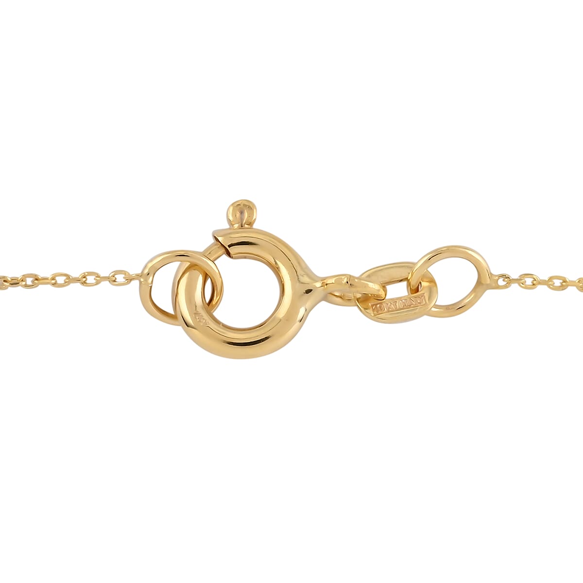 Buy Maestro Gold Collection Italian 10K Yellow Gold 2mm Glass Spark ...