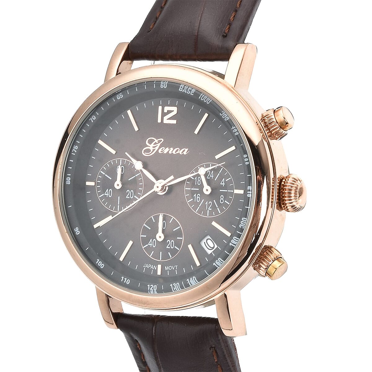Buy Genoa Japanese Movement Multi Functional Chronographic Dial Watch ...