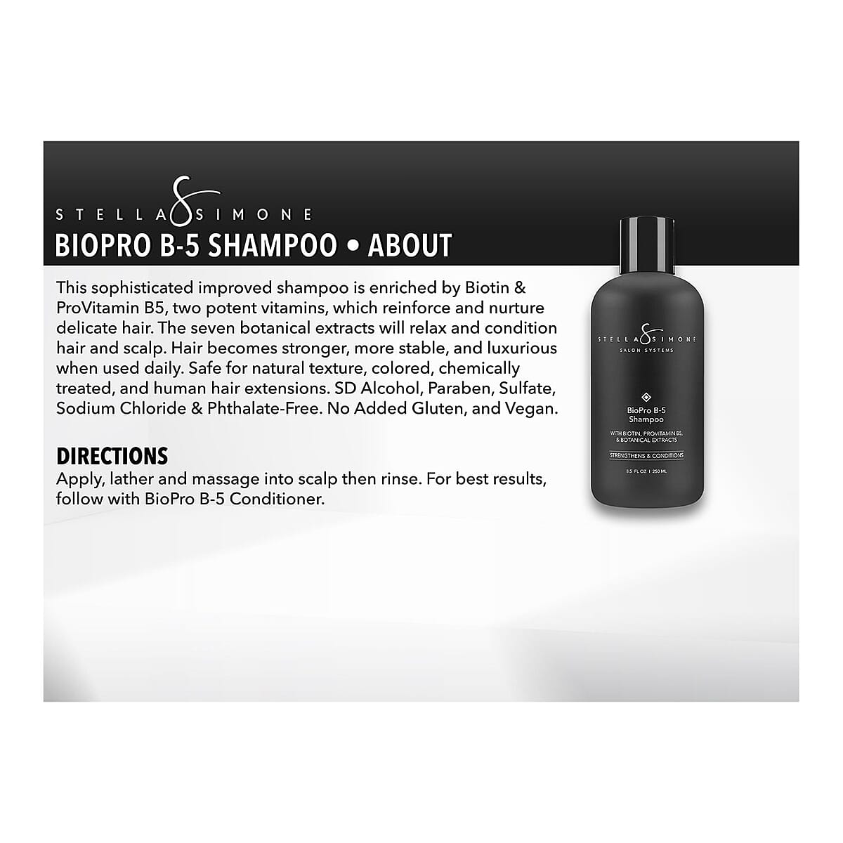 Buy Stella Simone BioPro B-5 Shampoo 8.5 fl Oz at ShopLC.