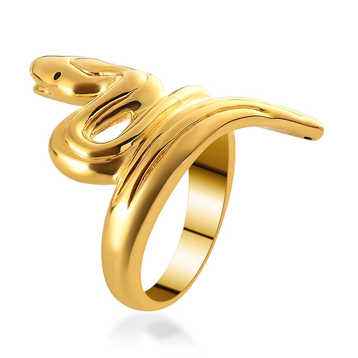 Buy Super Find Electroforming Gold Collection 18K Yellow Gold Snake ...